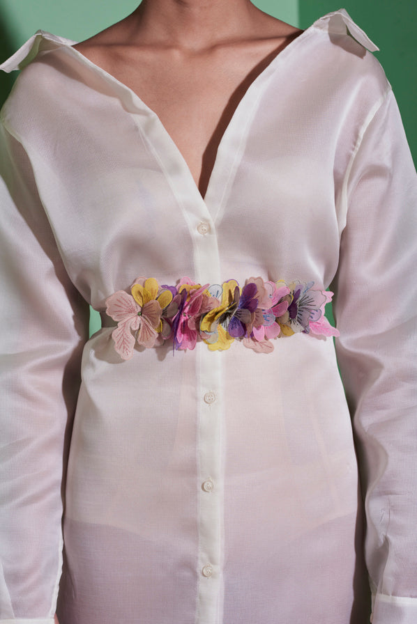 Pressed Flower Belt (half)